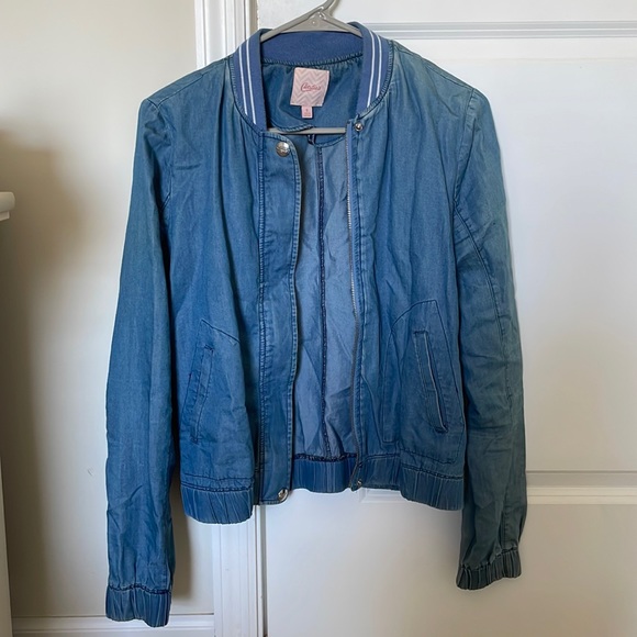 Candie's | Jackets & Coats | Candies Bomber Jacket Blue S | Poshmark